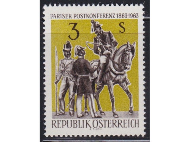 Austrija 1963 Poštanska konferencija čisto