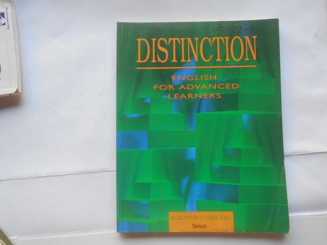 Distinction, english for advanced learners, nelson