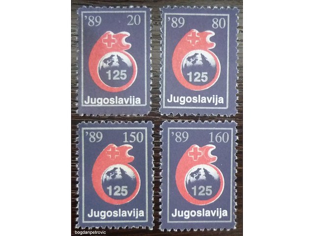 1989.Jugoslavija-Crveni krst-doplatne marke-MNH