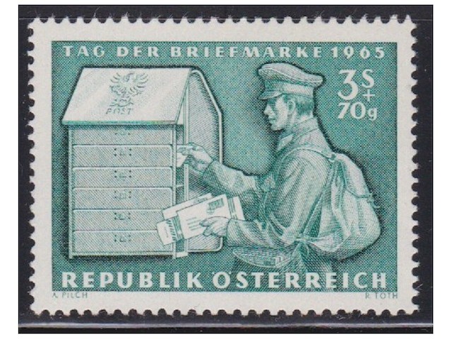Austrija 1965 Dan marke čisto