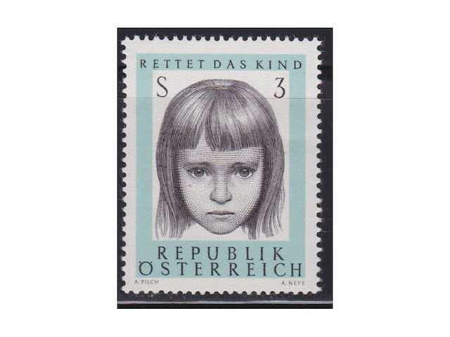 Austrija 1966 Zaštita dece čisto