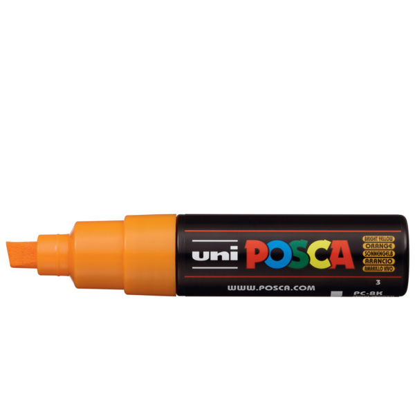 Uni POSCA Marker PC-8K, bright yellow