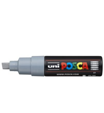 Uni POSCA Marker PC-8K, grey