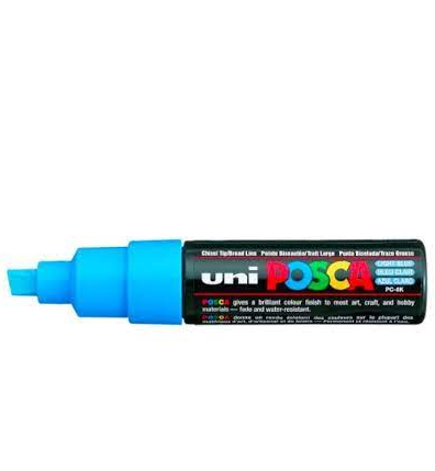 Uni POSCA Marker PC-8K, light blue