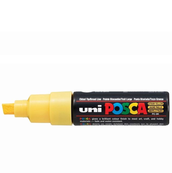 Uni POSCA Marker PC-8K, straw yellow