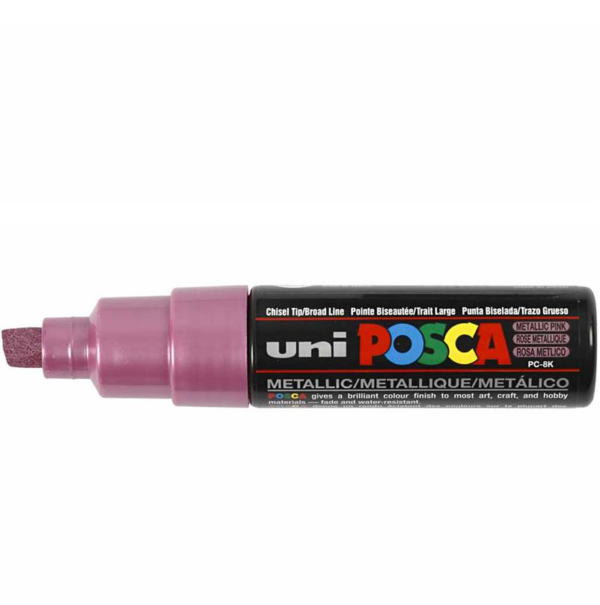 Uni POSCA Marker PC-8KL, metallic pink