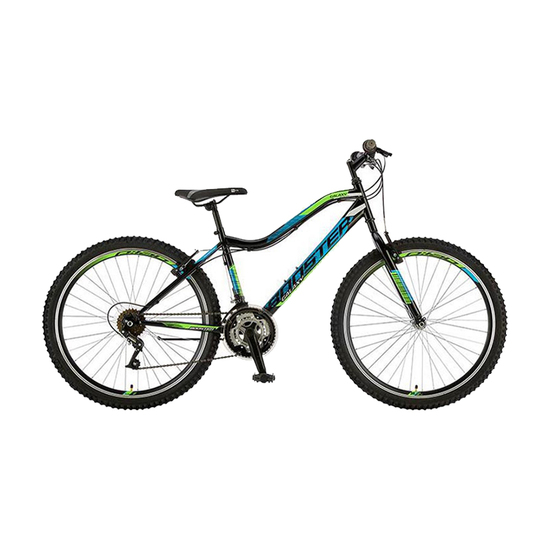 Bicikl Booster GALAXY B260S00220 Black-Blue-Green, Crna / Plava / Zelena, 18 brzina