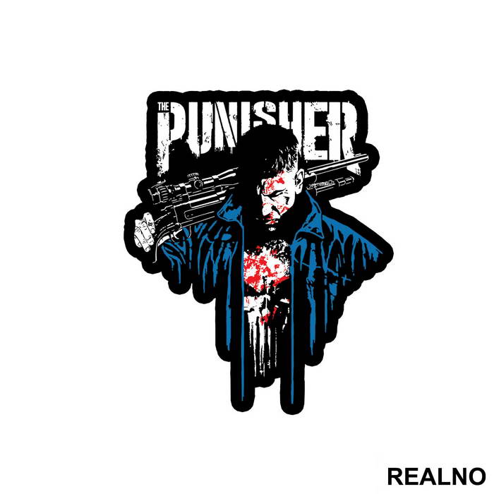 LOGO AND FRANK - PUNISHER - NALEPNICA