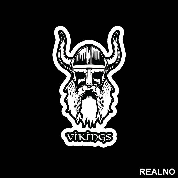 THE VIKING - VIKINGS - NALEPNICA