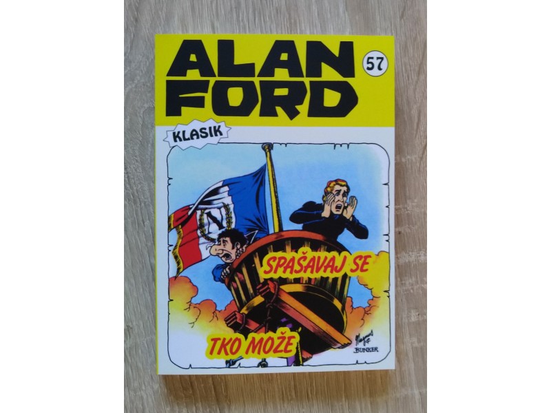 Alan ford klasik broj 57 Spašavaj se tko može