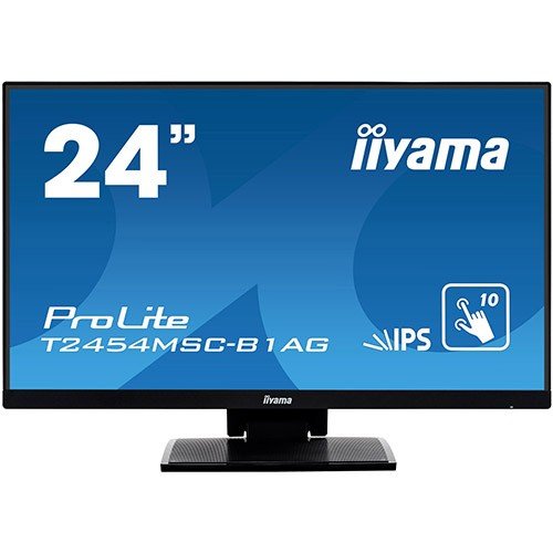 Iiyama Touch Monitor ProLite T2454MSC-B1AG - 23.8″ Full HD 1920 x1080 IPS 4ms HDMI VGA USB HUB