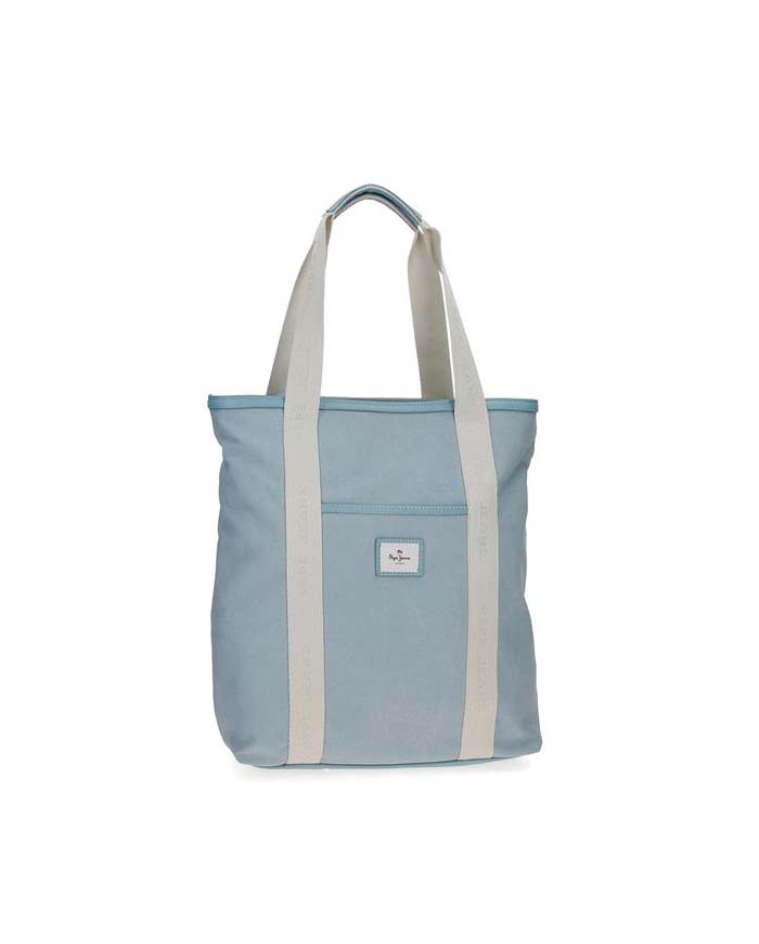 TORBA TOTE CORA SHOPPING BAG BLUE Pepe Jeans