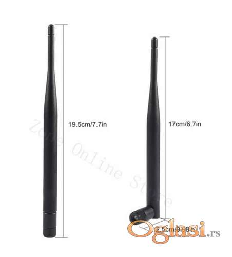 6dBi Antena 5GHz 5.8GHz za WiFi Ruter Kartice Kamere