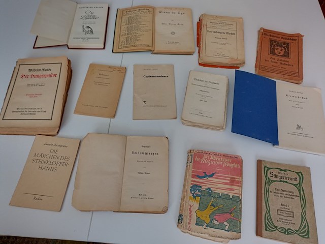 Antikvarne knjige na nemačkom   komplet