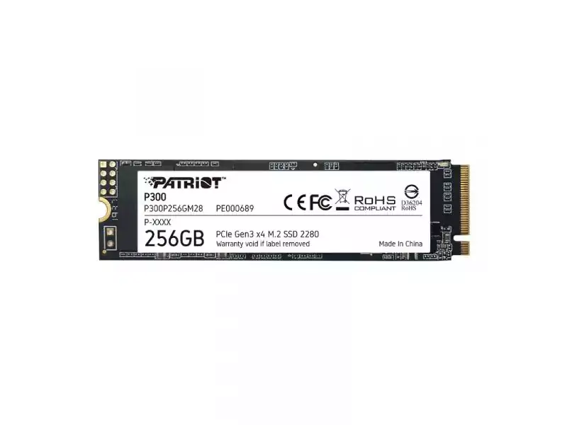 PATRIOT M.2 NVME 256GB PATRIOT P300 1700MBS/1100MBS P300P256GM28