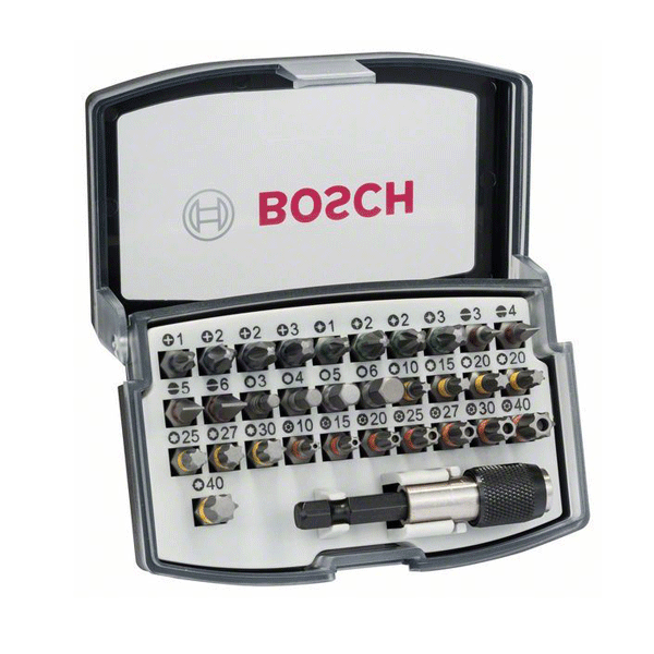 Bosch 32-delni set bitova sa brzo izmenljivim držačem 2607017319