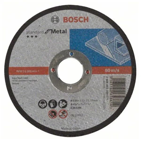 Bosch rezna ploča ravna 115×22,23×2,5mm 2608603164