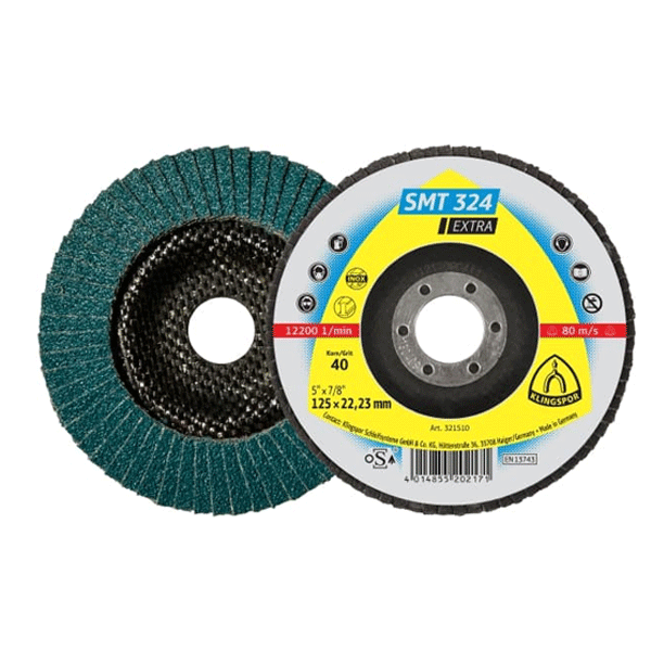 Klingspor lamelasti brusni disk 115 x 22,23 mm P40 SMT 324 Extra