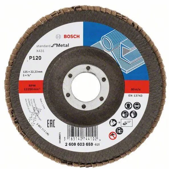 Bosch lamelni brusni disk X431 125 mm,22,23mm,120 (2608603659)