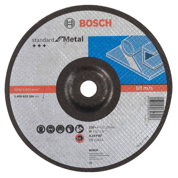 Bosch brusna ploča ispupčena 230x22x23,6 (2608603184)