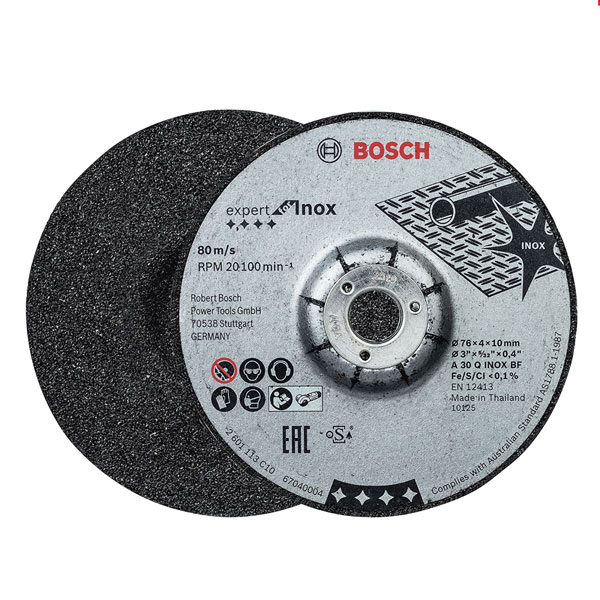 Bosch EXPERT brusna ploča za inox 76x4x10mm (2608601705)