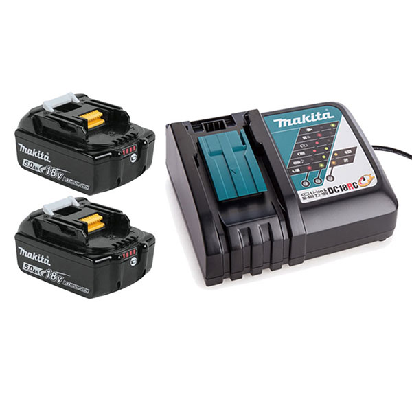 Makita LXT set: punjač + 2 x 5Ah 18V baterije SET8