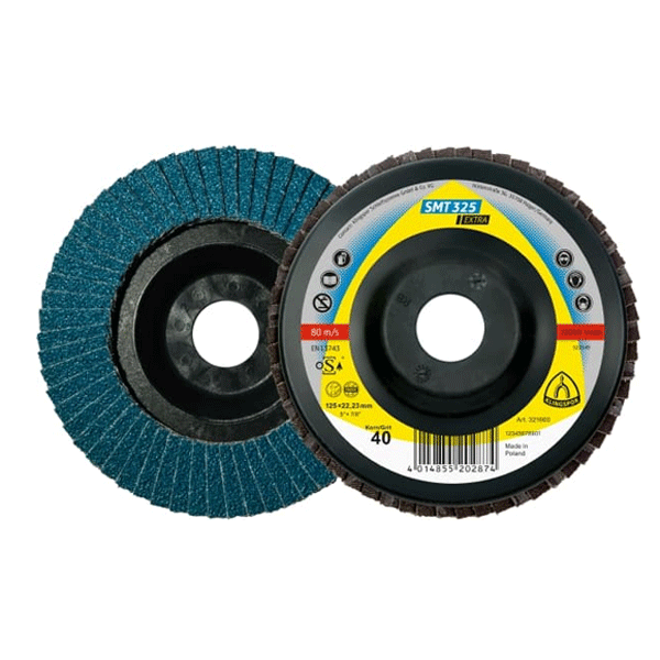 Klingspor lamelasti brusni disk 125 x 22,23 mm P80 SMT 325 Extra