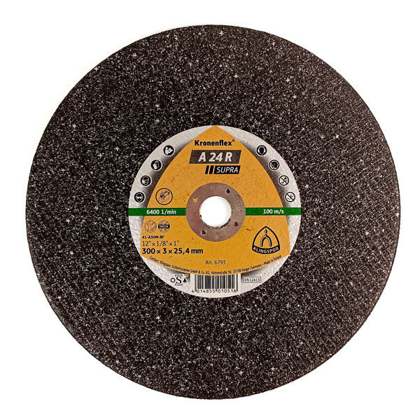 Klingspor rezna ploča 300x3x25,4 mm A 24 R Supra (6793)