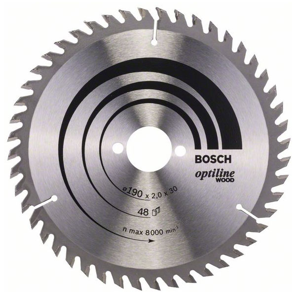 Bosch list kružne testere 190 x 30 x 20 mm 2608641186