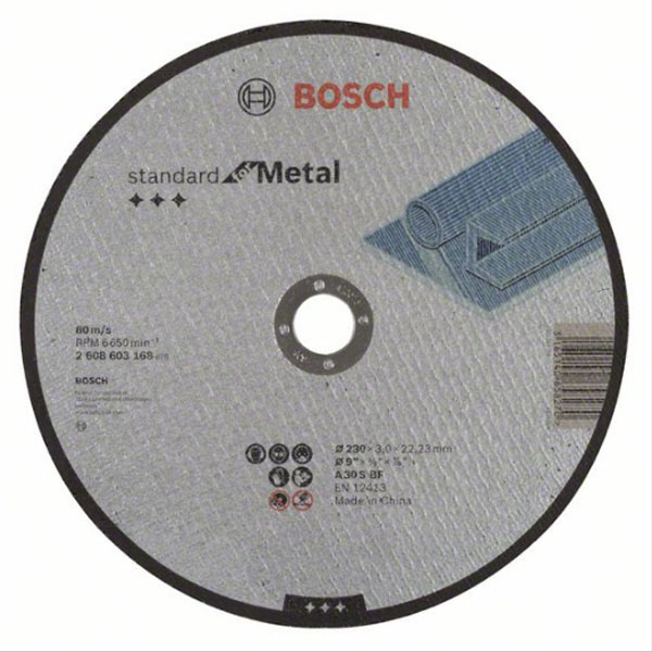 Bosch rezna ploča ravna 230×22,23×3,0mm 2608603168