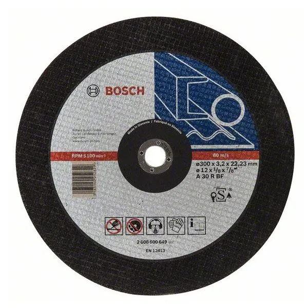 Bosch rezna ploča ravna 300×22,23×3,2mm 2608600649