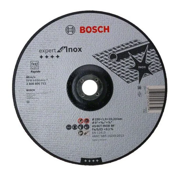 Bosch rezna ploča ispupčena 230 x 22,23 x 1,9 mm 2608600711