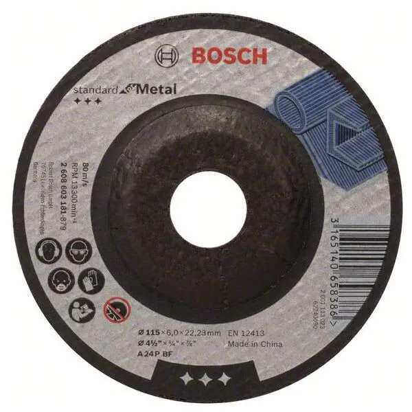 Bosch ispupčena ploča for Metal A 24 P BF 115/22.23/6 2608603181