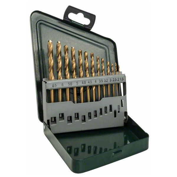 Bosch set burgija za metal 13 kom HSS-TiN 1,5-6,5mm 2607019436