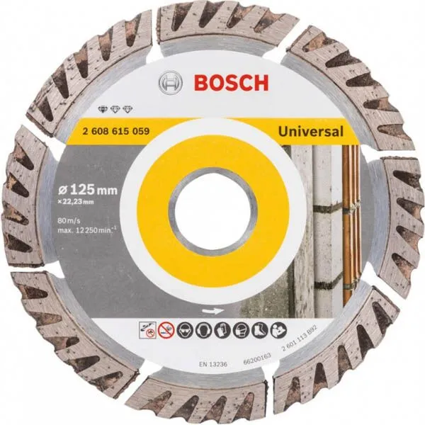 Bosch dijamantska rezna ploča 125×22.23x2x10mm 2608615059