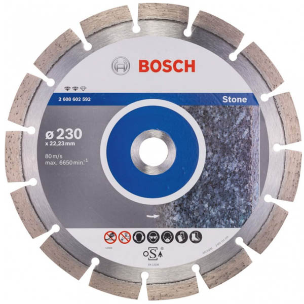 Bosch dijamantska rezna ploča 230×22,23×2,4x12mm 2608602592