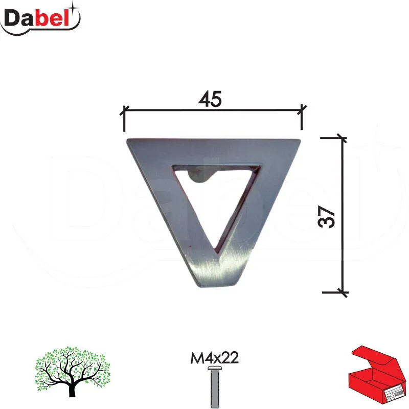 Dugme za nameštaj D21 B-Ni 45mm Q 0205080