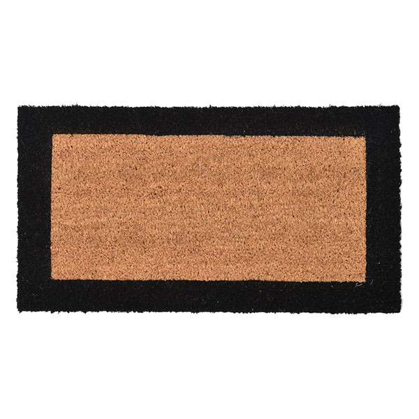 Otirac Coco 33x60cm bicolore pvc smeđi/crni