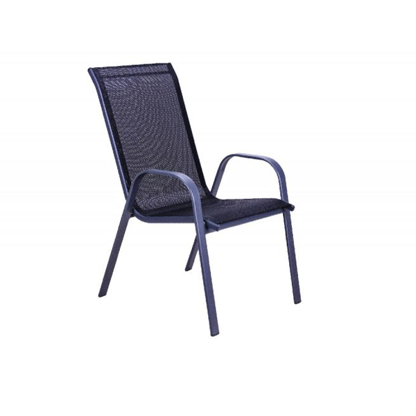 Baštenska stolica – crna Como 041075