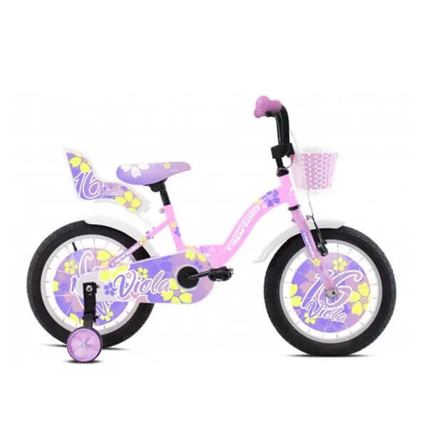 Capriolo viola 16″ht pink-belo bicikl (92111216)