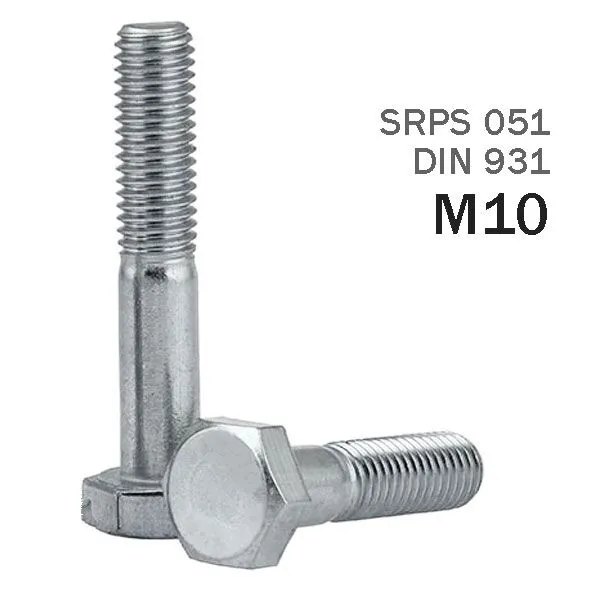 VIJAK SRPS 051 M10 (DIN 931)