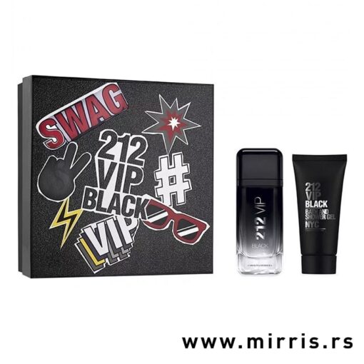 Set Carolina Herrera 212 Vip Men Black