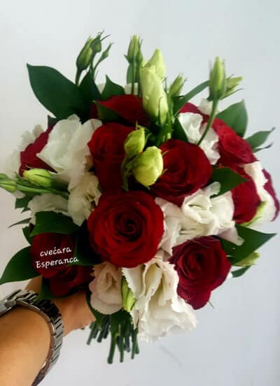 Bidermajer – Ruža, lizijantus, dekoracija