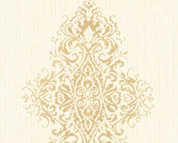ARCHITECTS PAPER WALLPAPER «UNI, CREAM, METALLIC» 319452