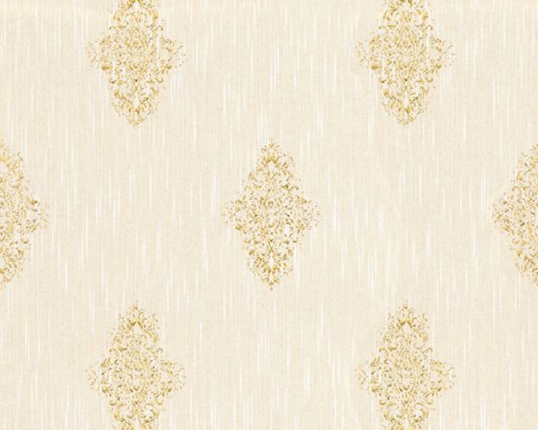 ARCHITECTS PAPER WALLPAPER «UNI, CREAM, METALLIC» 319462