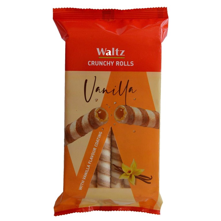 Waltz vafl crunchy rolls vanila 170g waltz