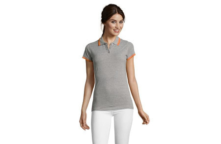 SOL'S Pasadena ženska polo majica sa kratkim rukavima Grey melange XXL ( 300.578.74.XXL )