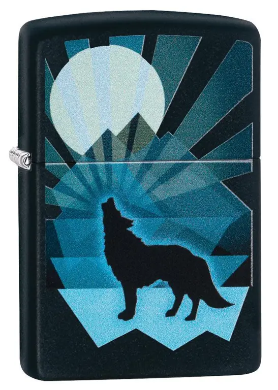 Zippo ZIPPO UPaljač Wolf and Moon Design (29864)