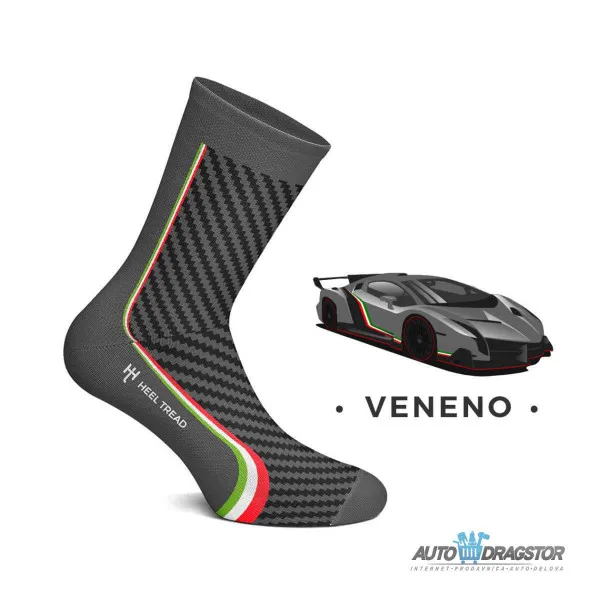 ČARAPE "LAMBORGHINI VENENO"VELIČINA L