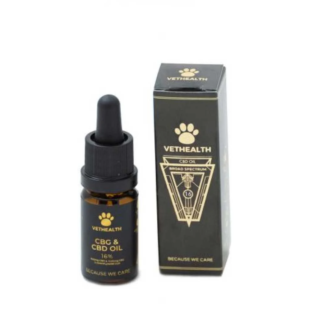 VetHealth Broad Spectrum CBD kapi 16% 10ml